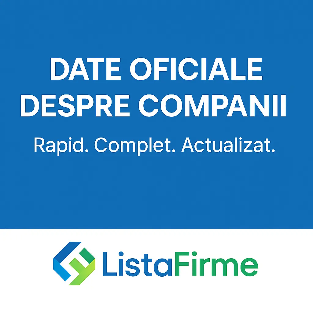 Cautã informații verificate în baza de date cu firme din România